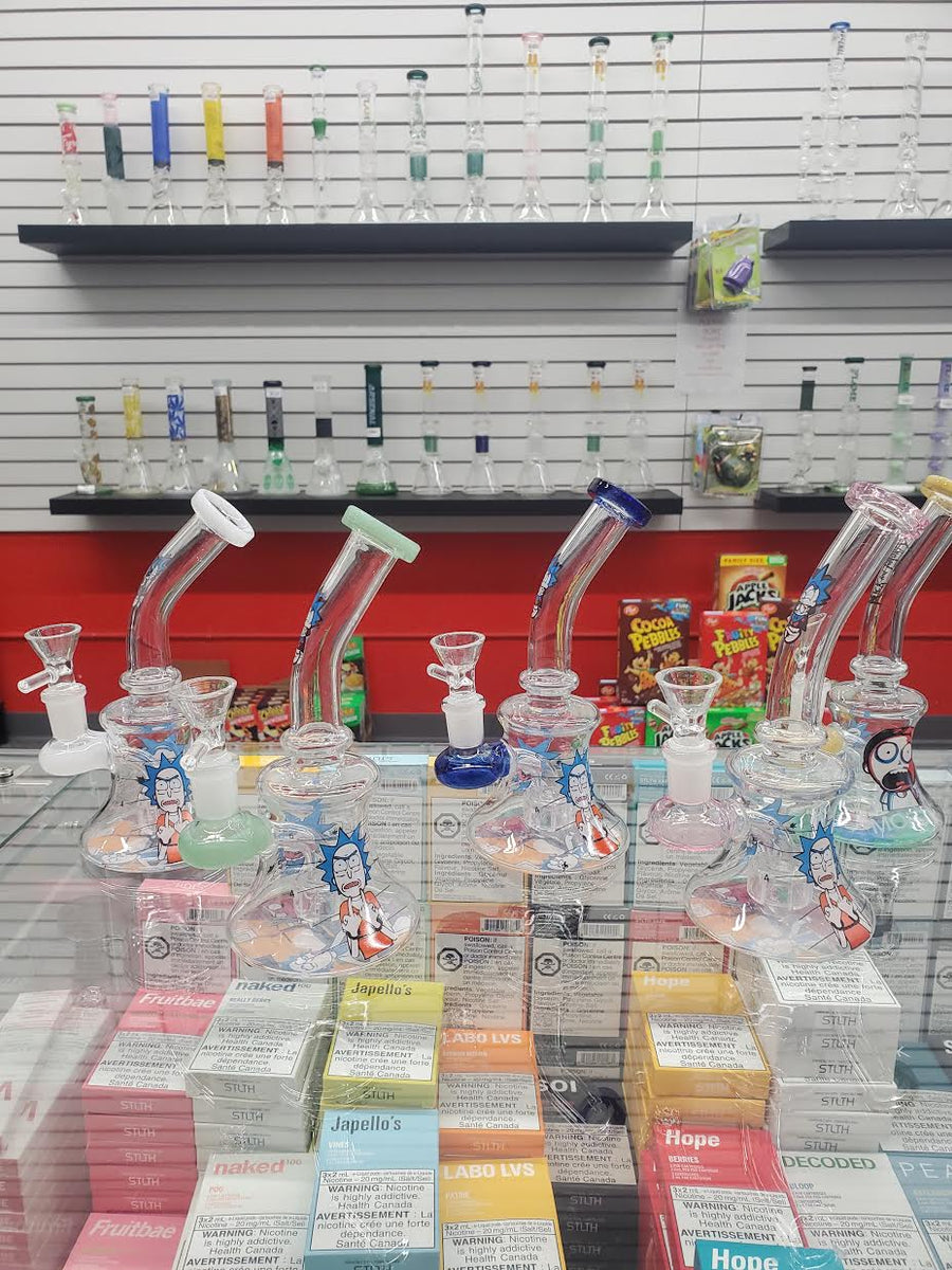Rick and Morty Dab Rig (Small) – Vapor Haze Canada